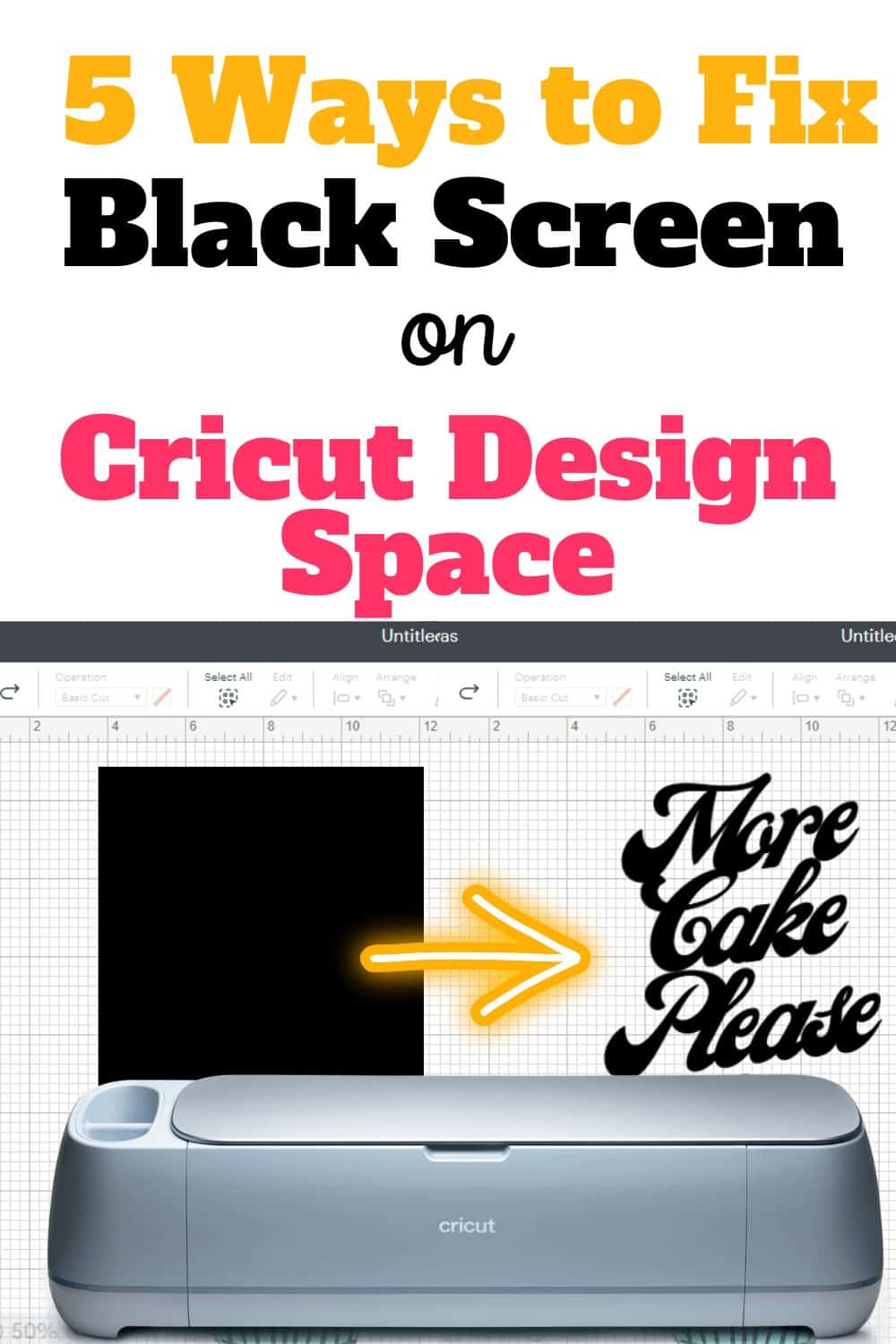 Cricut Design Space Black? Here’s How To Fix It!